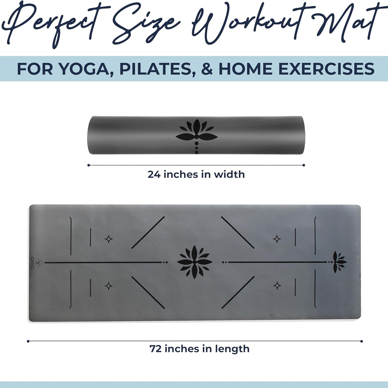 Best 5mm Yoga Mat with Superior Grip and Comfort | Gayo