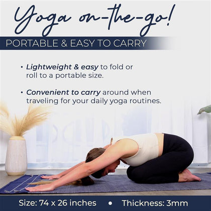 Organic Cotton Yoga Mat – Soft, Natural & Durable – Gayo